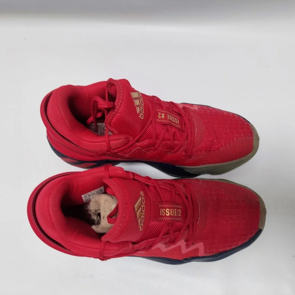 adidas | Shoes | Adidas Kids Basketball Shoes 7 Y Red Streetwear ...